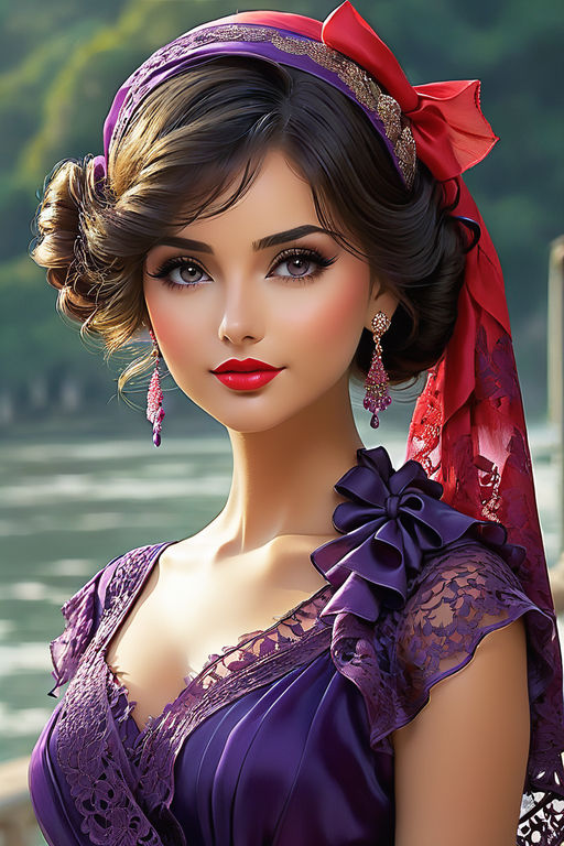 She is a very beautiful lady by Margit Séllei - Playground