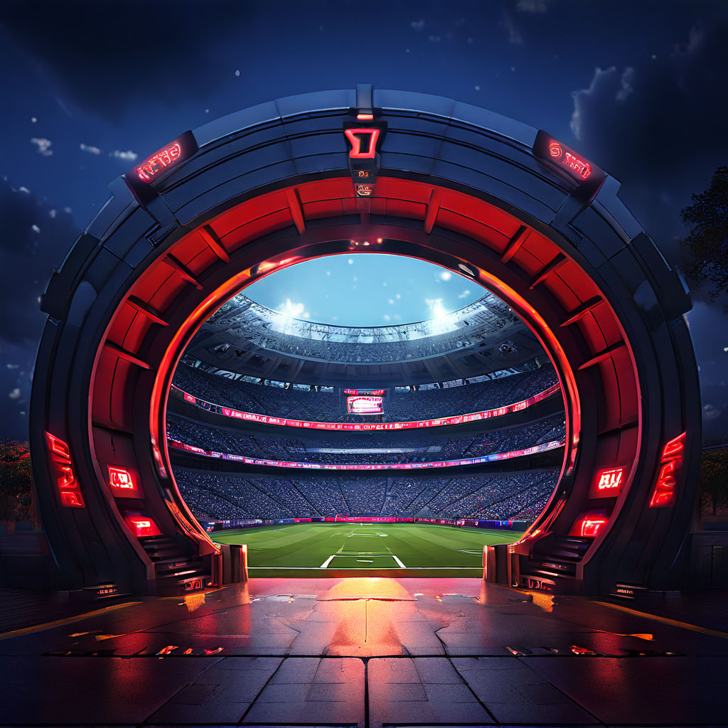 Football stadium entrance by klyde parrenas - Playground