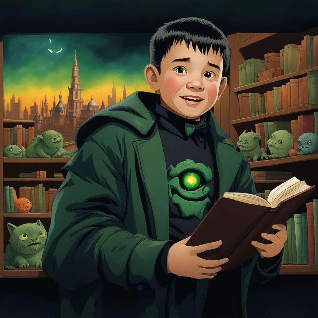 Frankenstein creature child with Down Syndrome by B. A. McCray - Playground