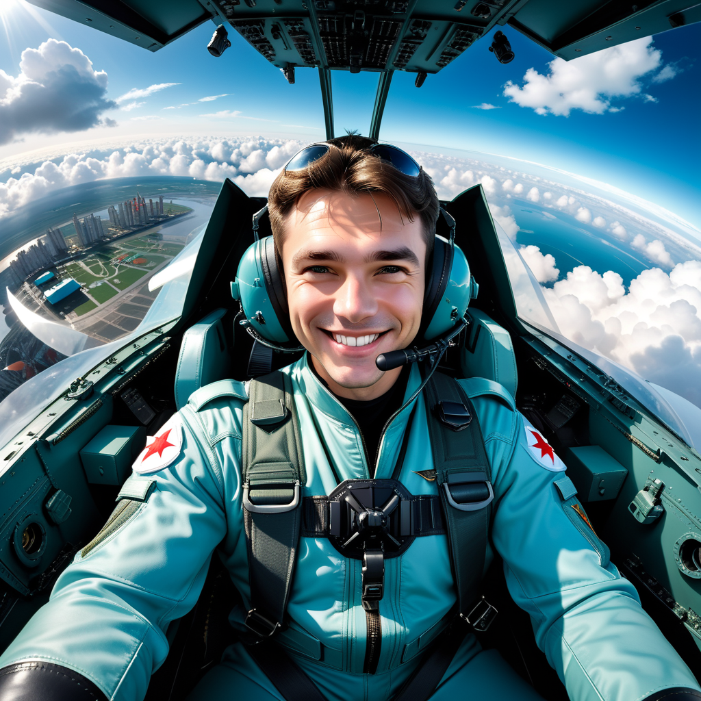 Pilot's seat of the Su-34 fighter by Сергей Попов - Playground