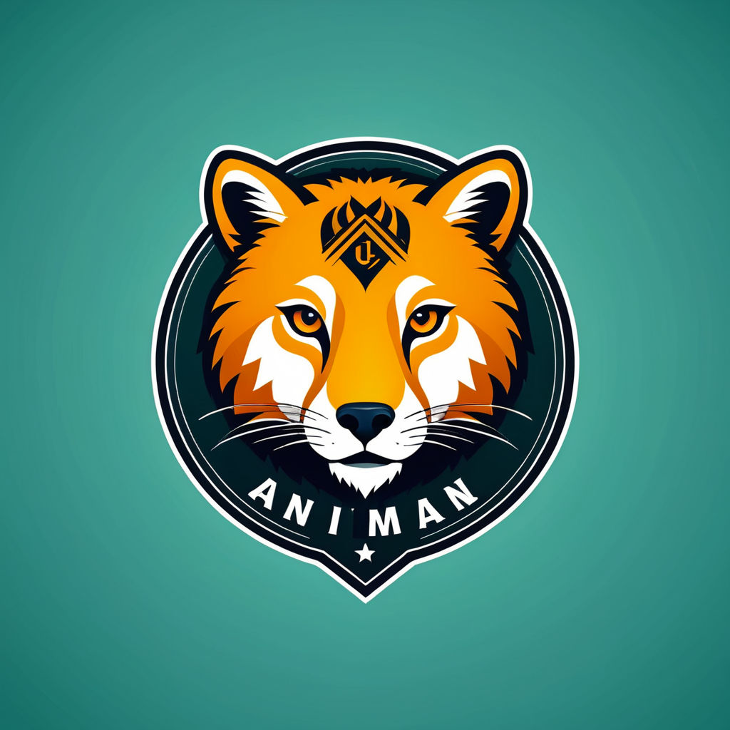 Animal logo vector with badge by Alya Mafaza - Playground