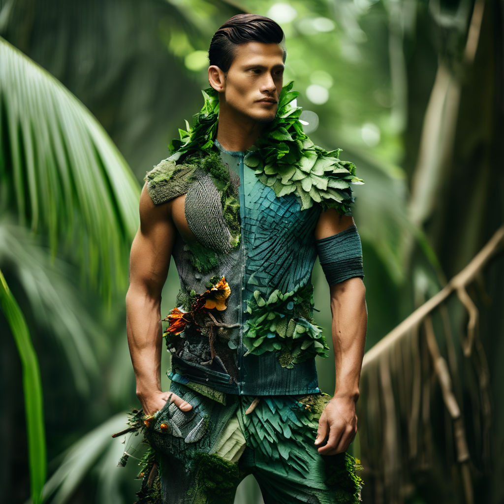 Nature inspired wear for men created from recycled materials... by ...