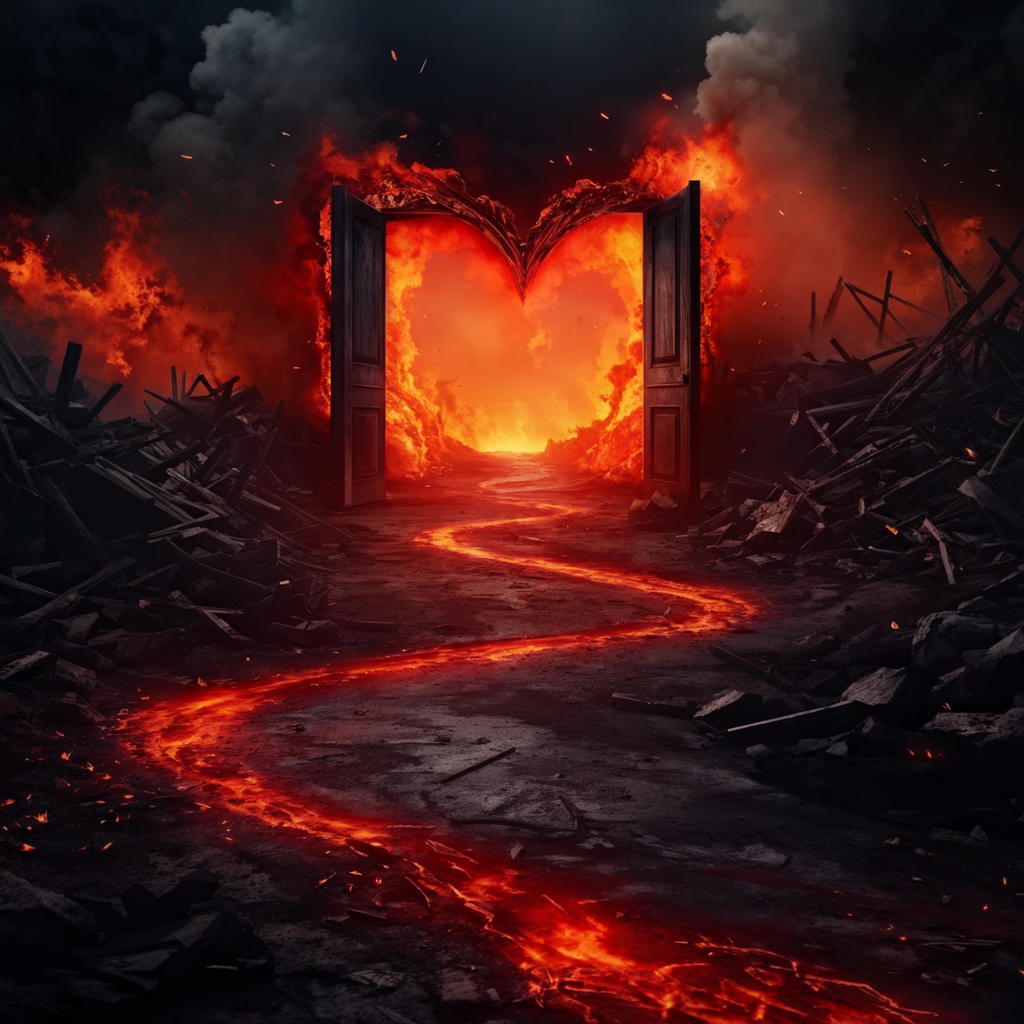 The atmosphere of hell by JASMINE SUN - Playground