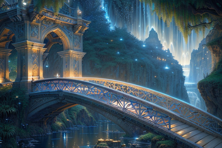 A beautiful image of a magical bridge by JC - Playground