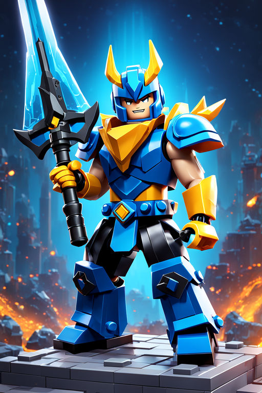 Mobile Legends character Balmond stylized as a LEGO minifigu... by Mako ...