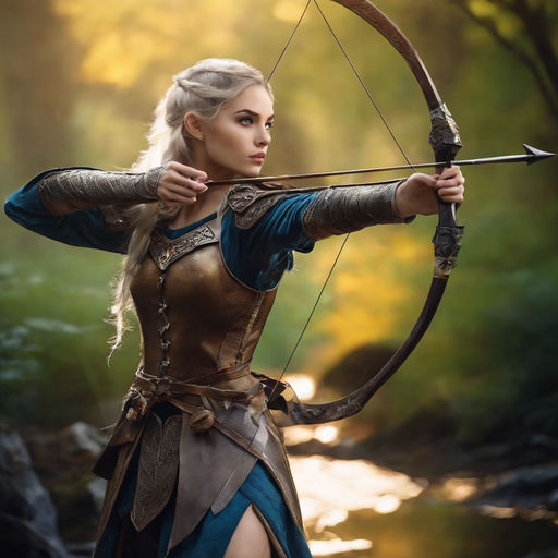 Medieval warrior elf by Princce - Playground