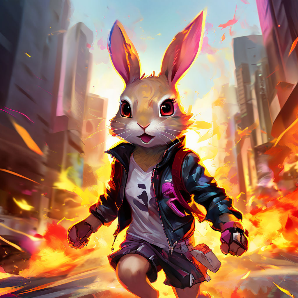 Anthropomorphic female rabbit by Sweet Trash (SweetTrash) - Playground