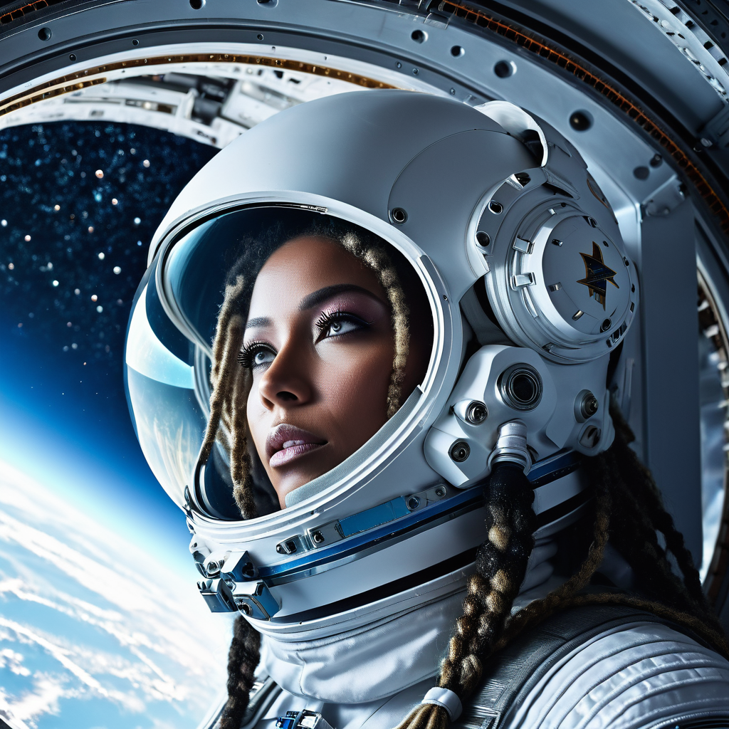 White-dreadlocked female angel by Jelly Shaft - Playground