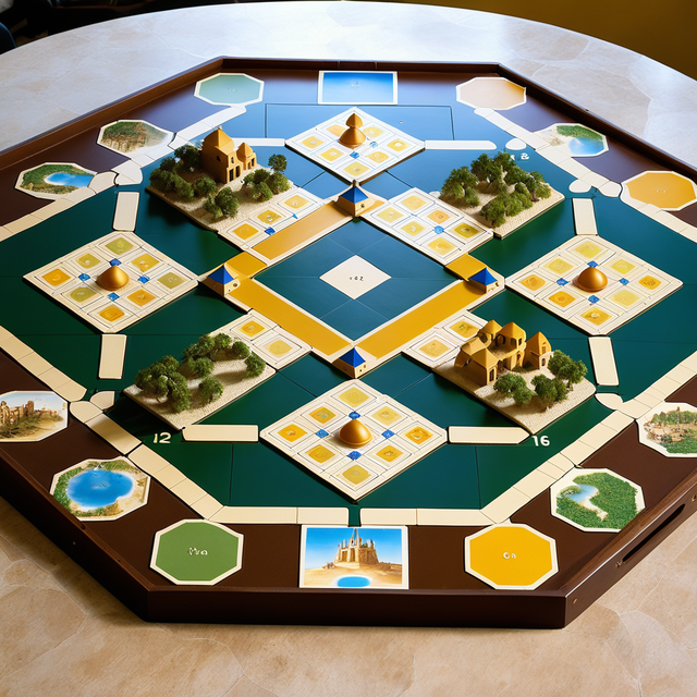 The Board Layout Square Shape: The board is shaped as a squa... by Adam ...