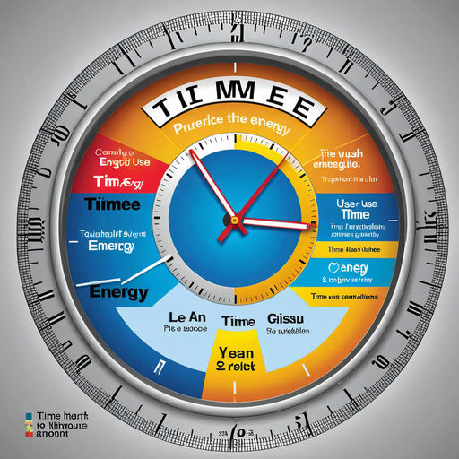 Make a visual that explains how to use time and energy corre... by ali ...