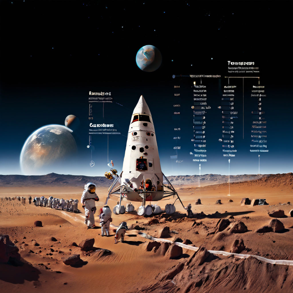 Timeline of human space exploration featuring key milestones by Lohitha ...