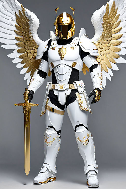 A athletic male hyper realistic surreal full screen full bod... by ...