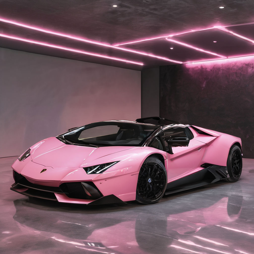 Baby Pink lamborghini 2025 by Ibrahim Antar - Playground