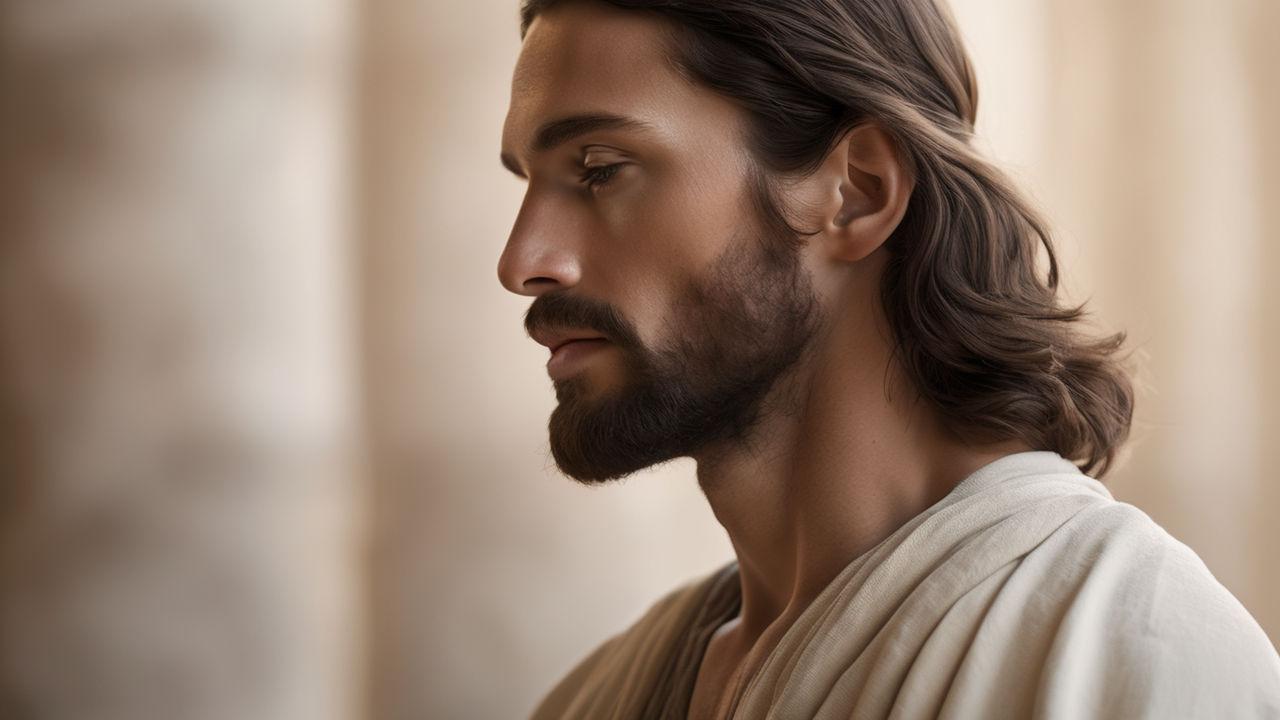 A profile shot of Jesus Christ by Julio Glauber - Playground
