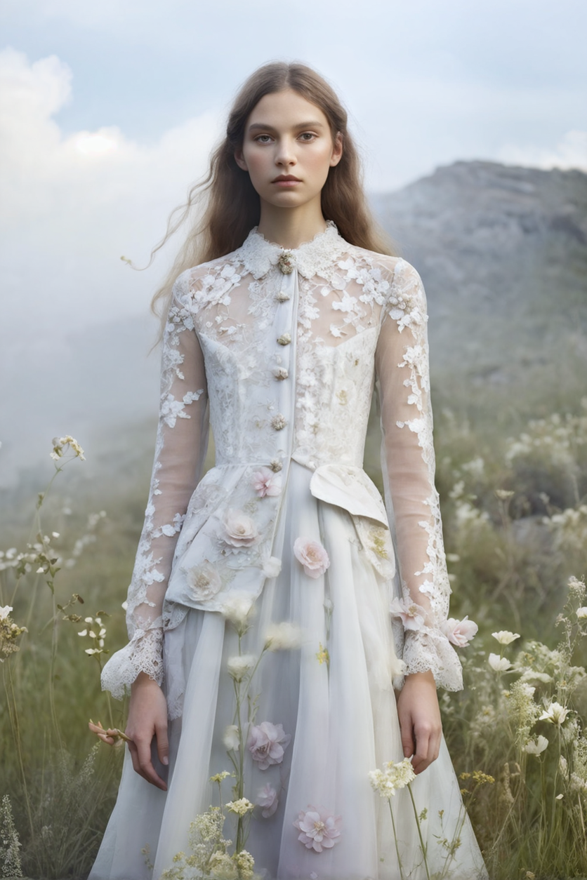 Victorian-inspired portrait merging forces of Simone Rocha's... by ...