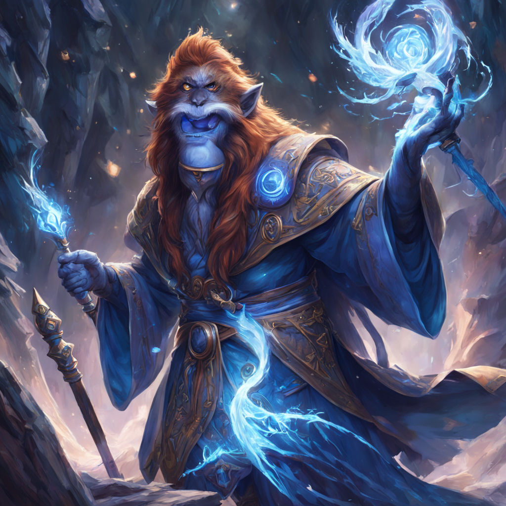 Orangutan mage character in Dungeons and Dragons campaign by Guilherme ...