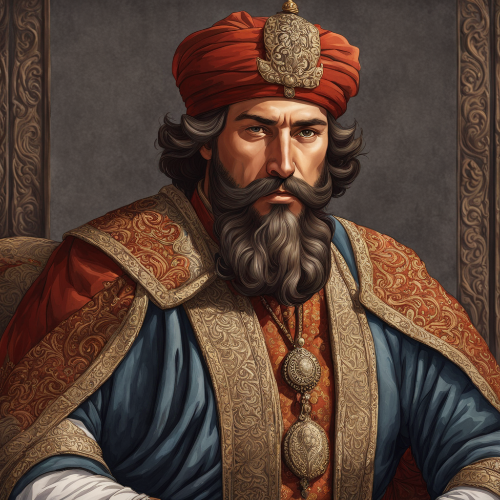 16th-century Turkish nobleman in Janissary regalia by keller blair ...