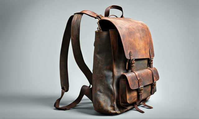 Old rusty open backpack by Friend Zone - Playground