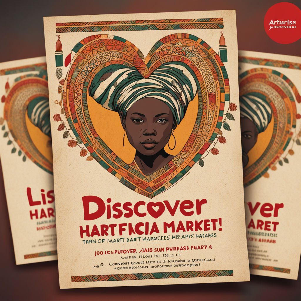 Graphics promo Flyer design for an African Local Craft Marke... by ...