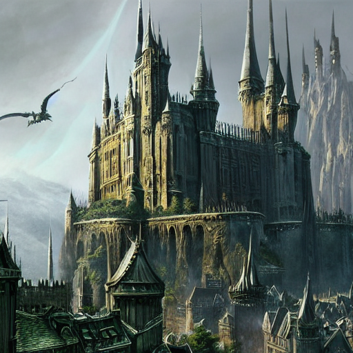 A large gothic black castle by Speelparkkuns - Playground