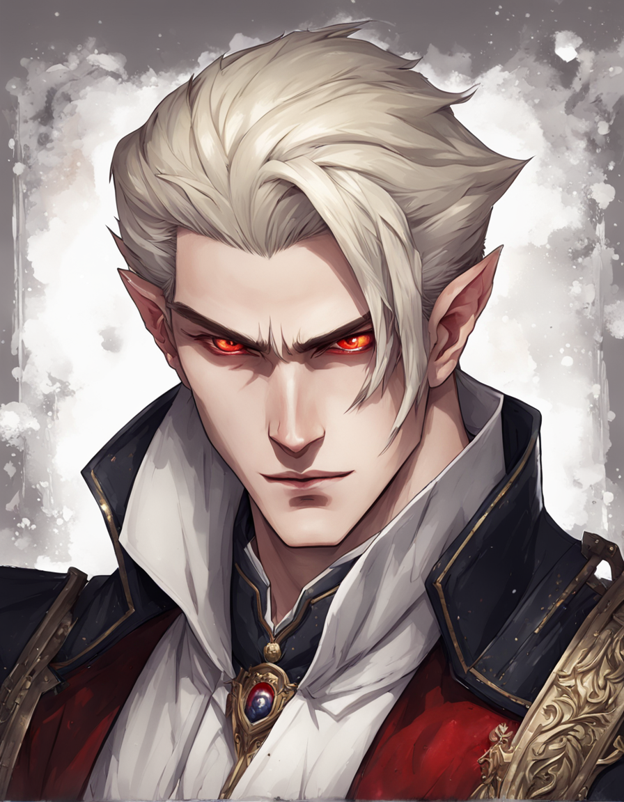 A handsome young man vampire by Гульнара Васильева - Playground