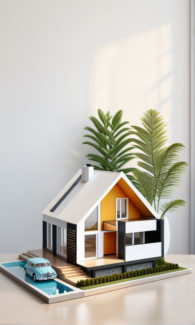 Modern miniature house by Denis Amparo Duque Salguero - Playground