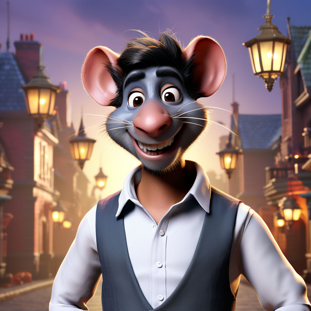 Rishi sunak portrayed as remy the rat character from flushed... by Kai ...