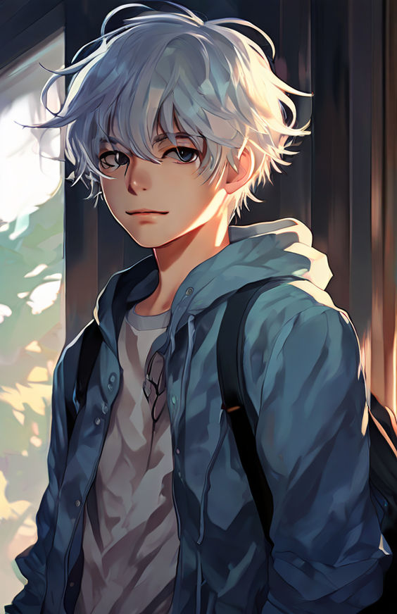Anime-style illustration of a 15-year-old boy by 남궁소라 - Playground