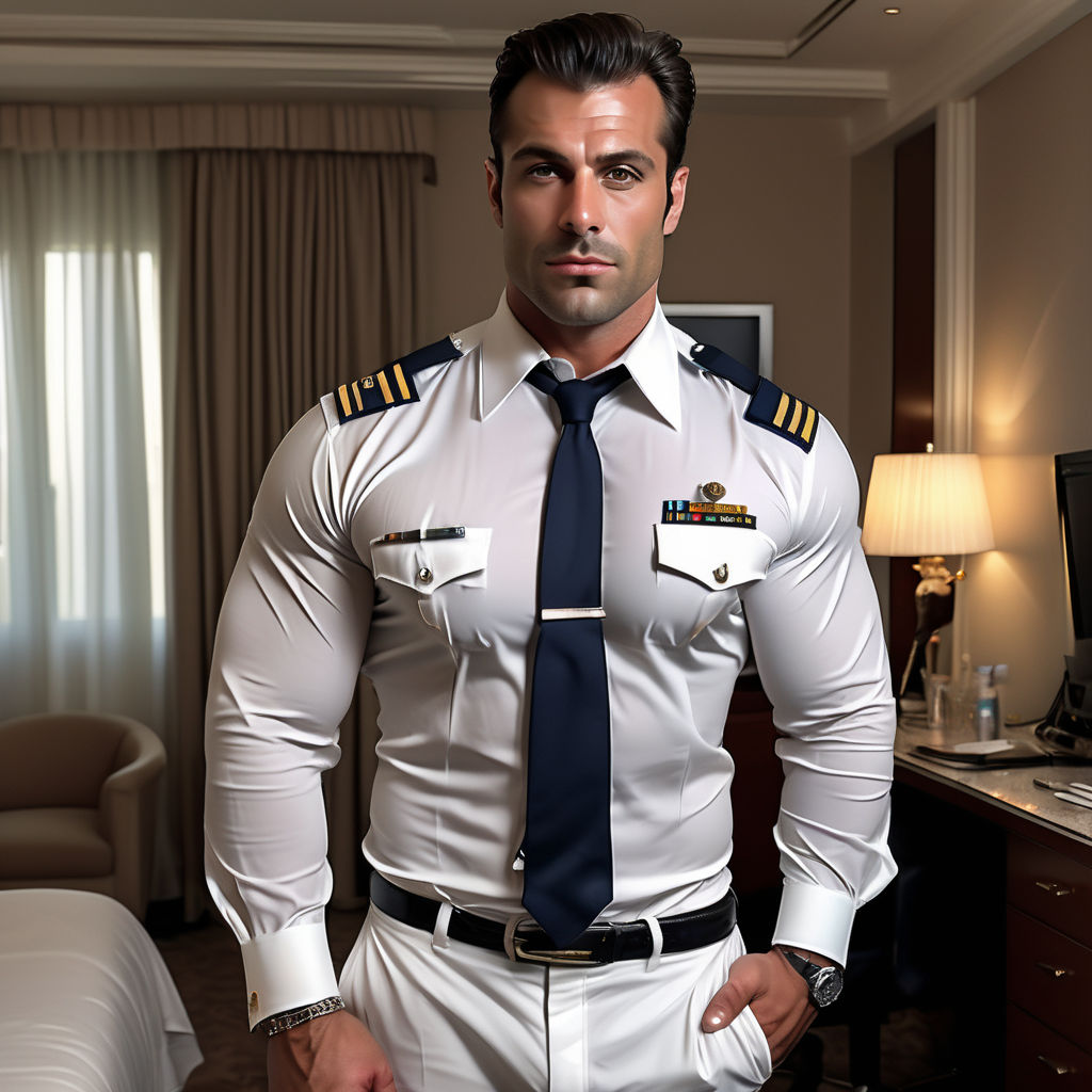 Extremely handsome italian airline pilot by Toshijmx - Playground