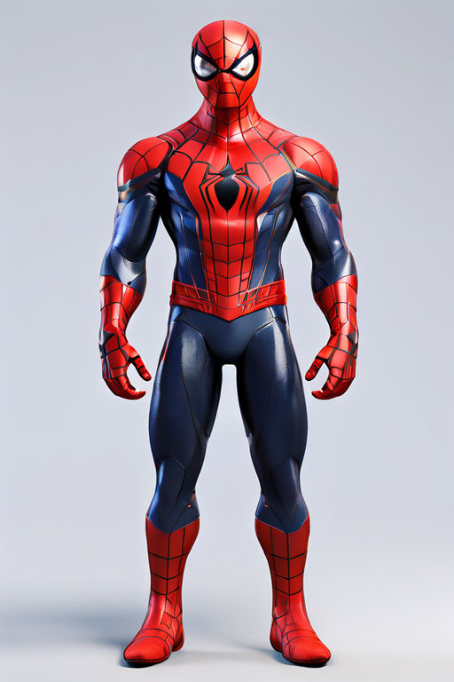 Make a full body spiderman character for blender by my x96 - Playground
