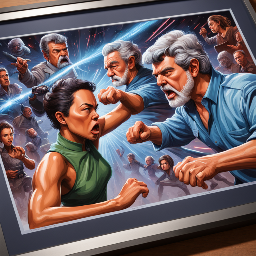 Sign featuring Frankie Adams in mid-punch delivering a blow ... by ...