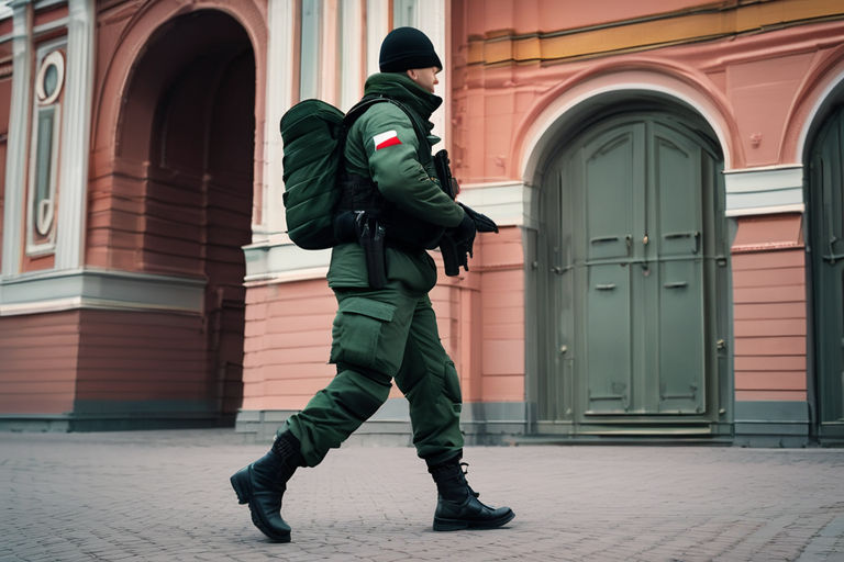 Russian FSB officer frogmarches a handcuffed civilian prison... by John ...