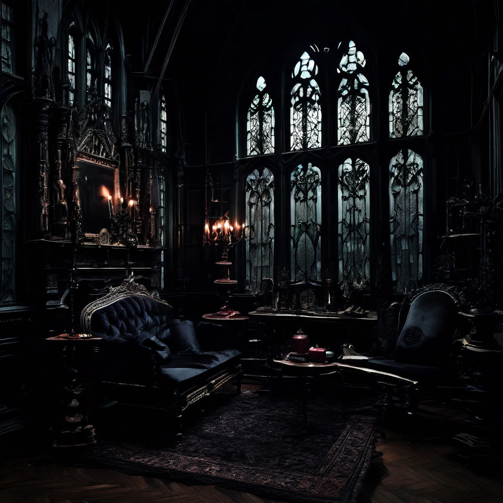 Gothic victorian dark room by BENZO SAMUEL ANTONIO FUENTES NUNEZ ...