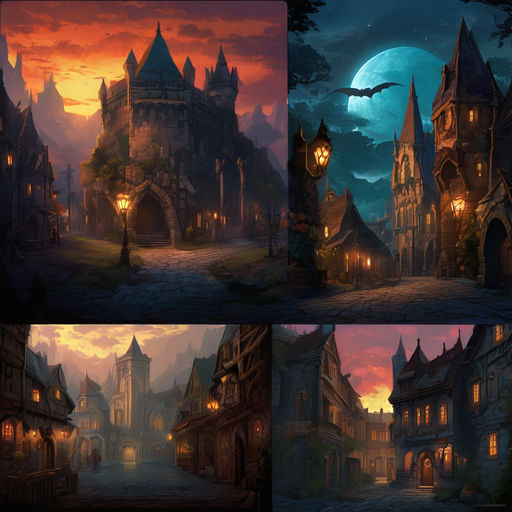 World building focus. (setting design and reference sheet.) ... by ...