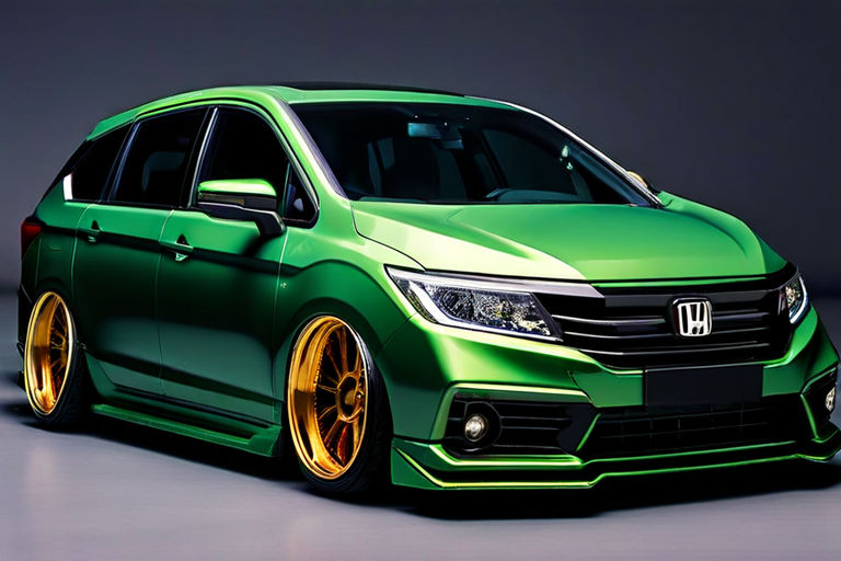 Honda odyssey 2025 full modified green colours by Abdullah Amir ...