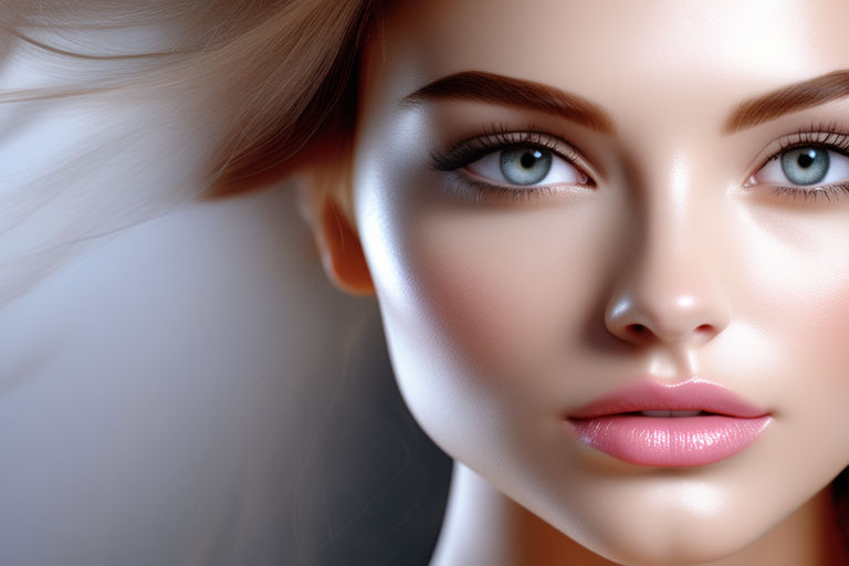 A woman face in very high resolution by Houssenia Writing - Playground