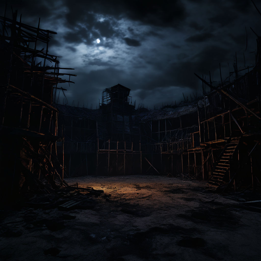 Pitch-black night by Sergei K - Playground