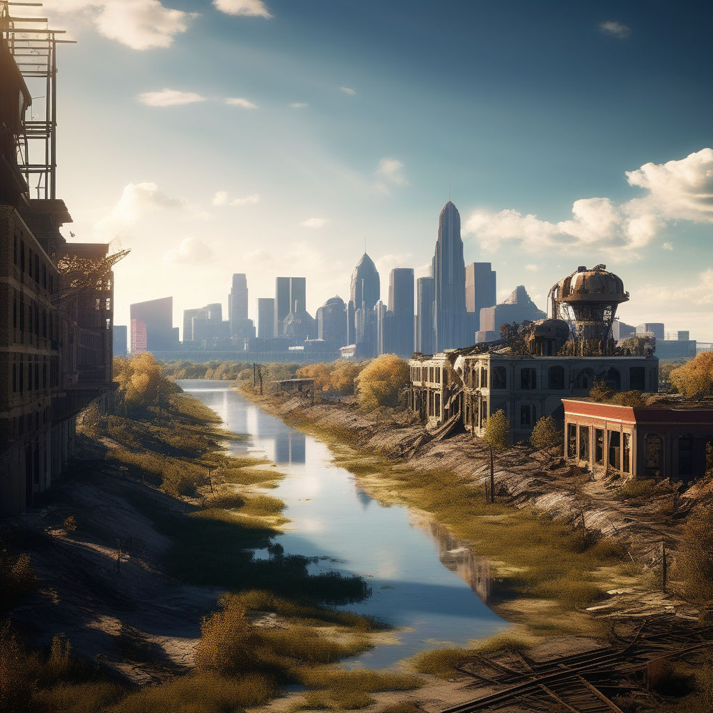 Post-apocalyptic detroit rebuilt by steampunk society by Don S. MDT ...