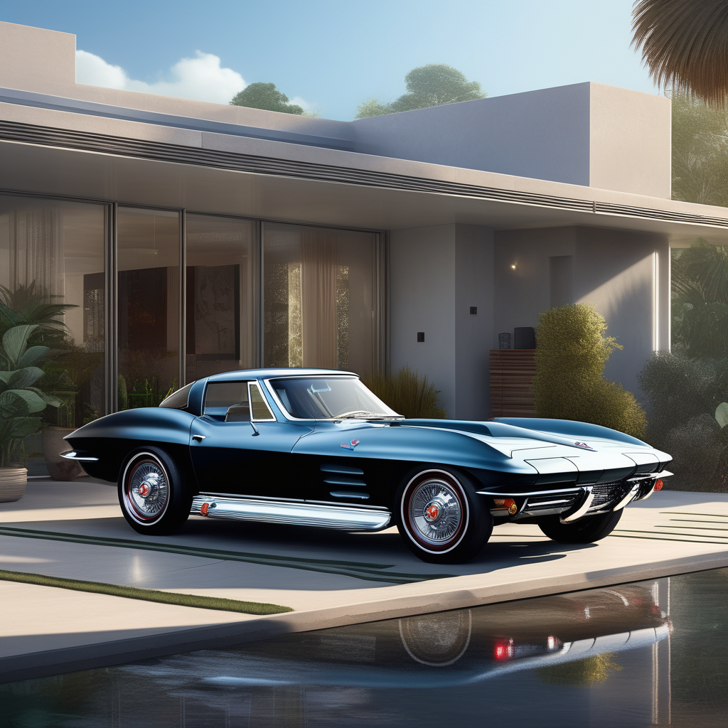 Art deco single storey house by A T - Playground