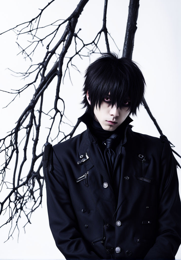 Real Photo of male doujin harajuku fashion model emo guy vam... by d1e ...