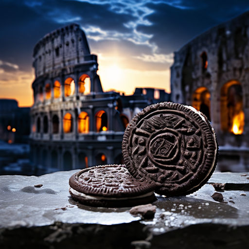 Oreo biscuit by Richard - Playground