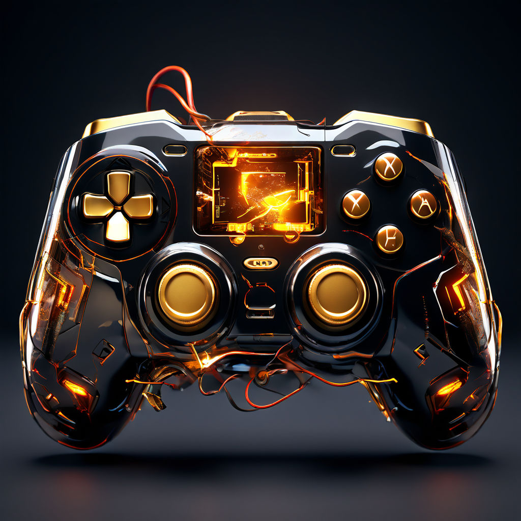Video game controller made out of PURE lightning. by Felix Adams ...