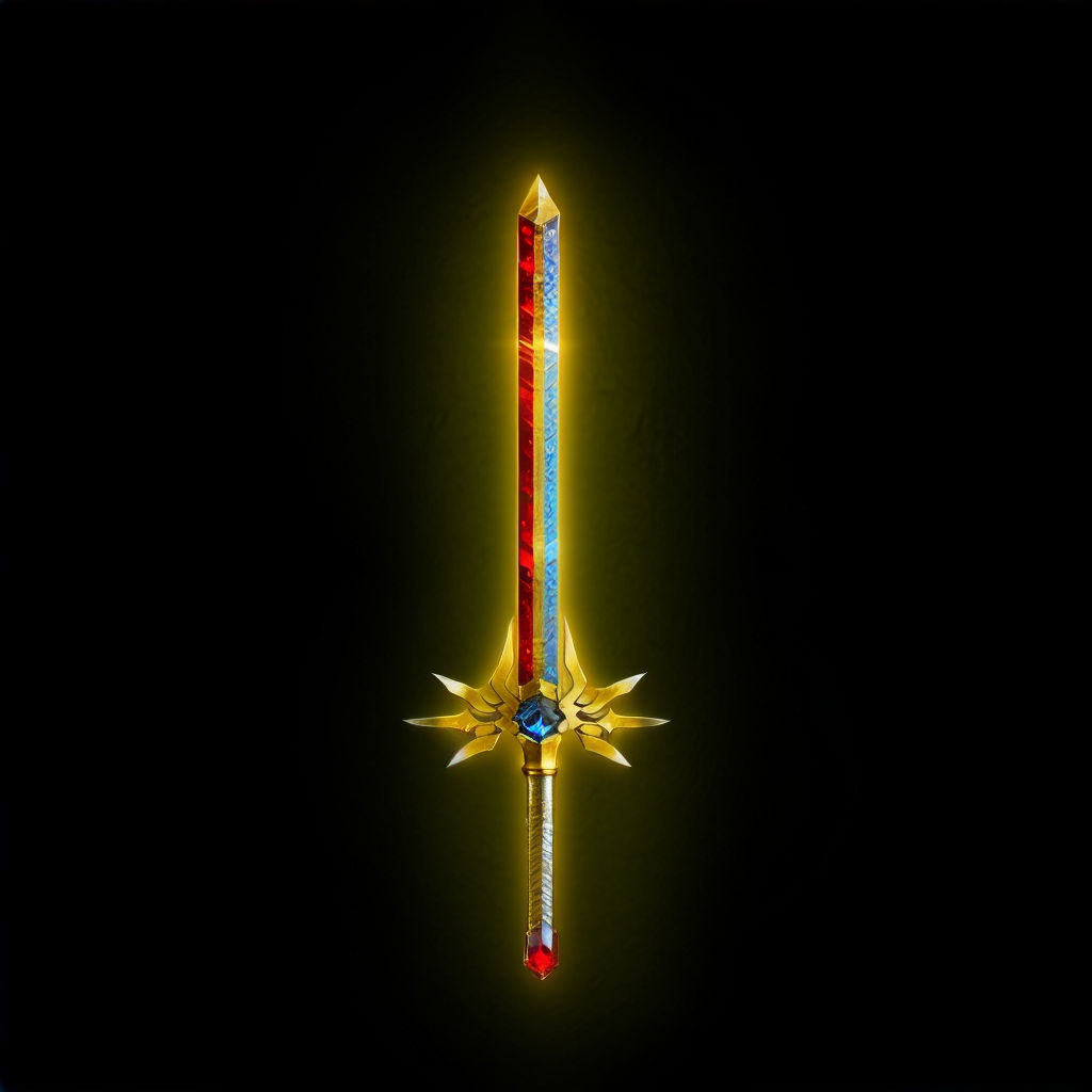 Golden longsword by von miones - Playground