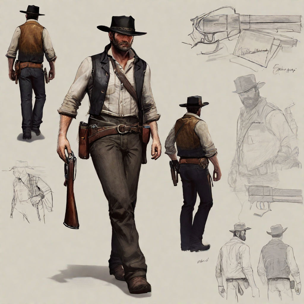 Arthur morgan concept art by LO MORRE - Playground