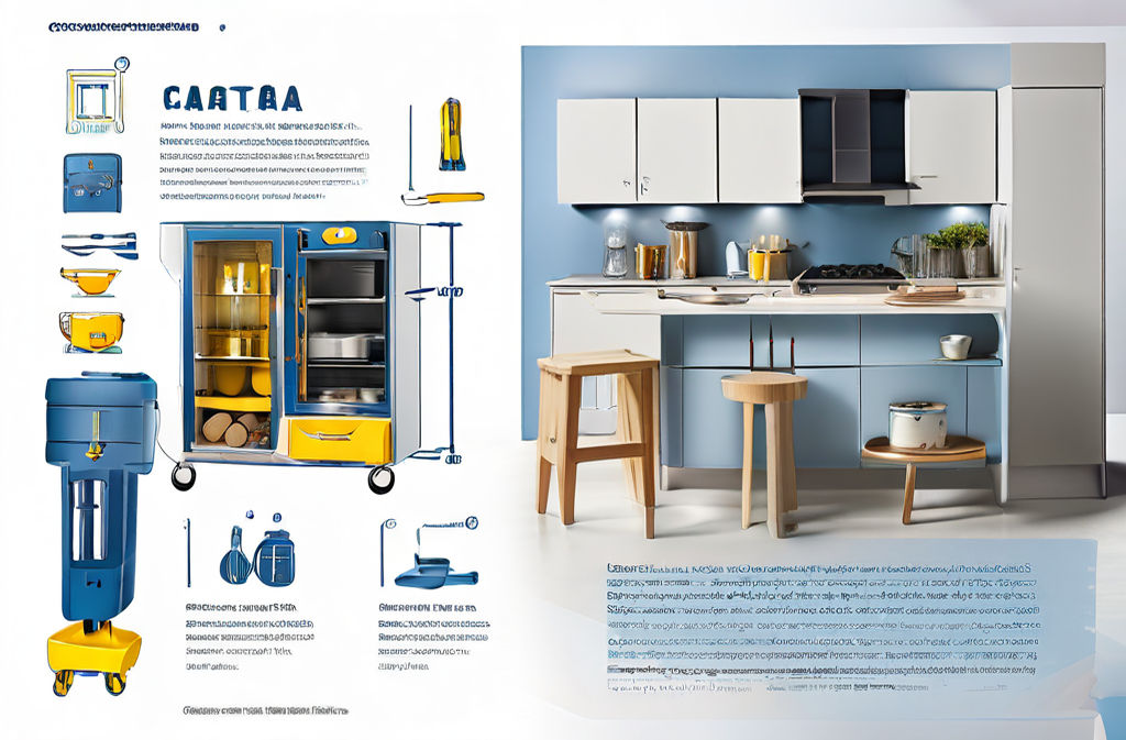 Commercial leaflet for Castorama featuring kitchen furniture... by Jan ... Commercial leaflet for Castorama featuring kitchen furniture... by Jan ...