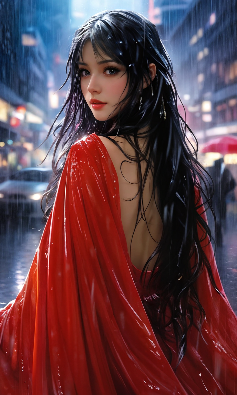 Ultra fine realism digital painting of an anime-inspired enc... by ...