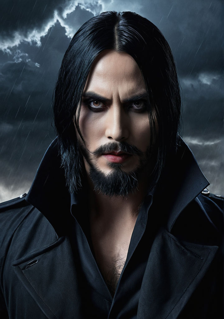 Itachi Uchiha-inspired vampire with a black beard by Igor Pinheiro ...