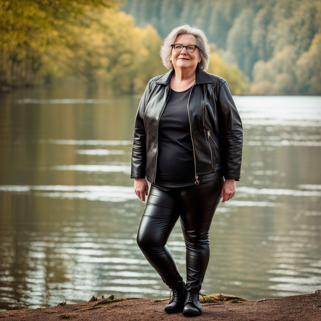 Frank in schwarzem Leder - Playground