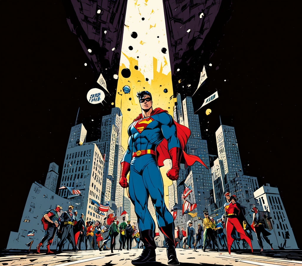 Retro comic book style by Sverre van der Cruijsen (Rhoac) - Playground