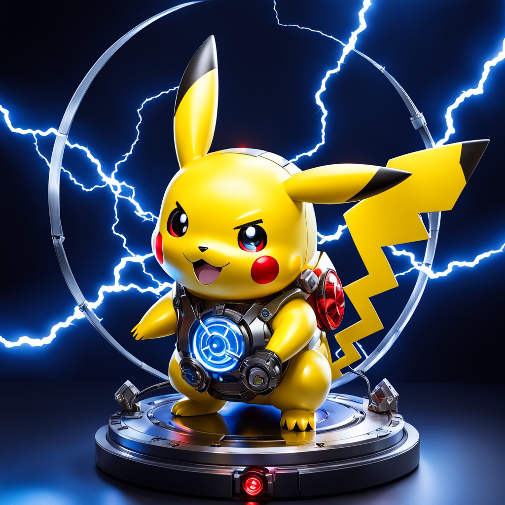 Mechanical Pikachu by M. Damian Zazueta Retamoza - Playground